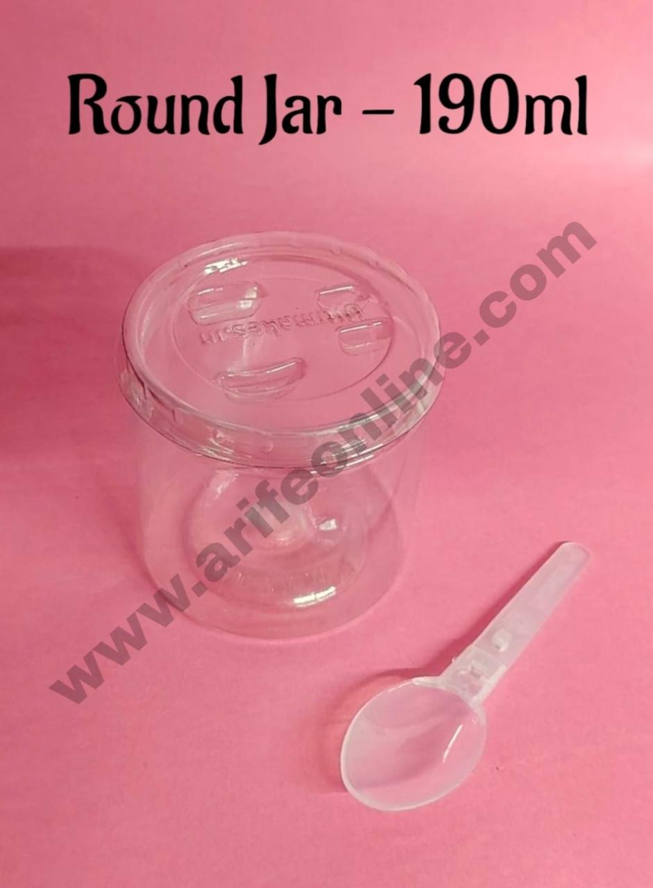 Ultimakes Round PET Jar /Can-190ml (1 piece) – Arife Online Store