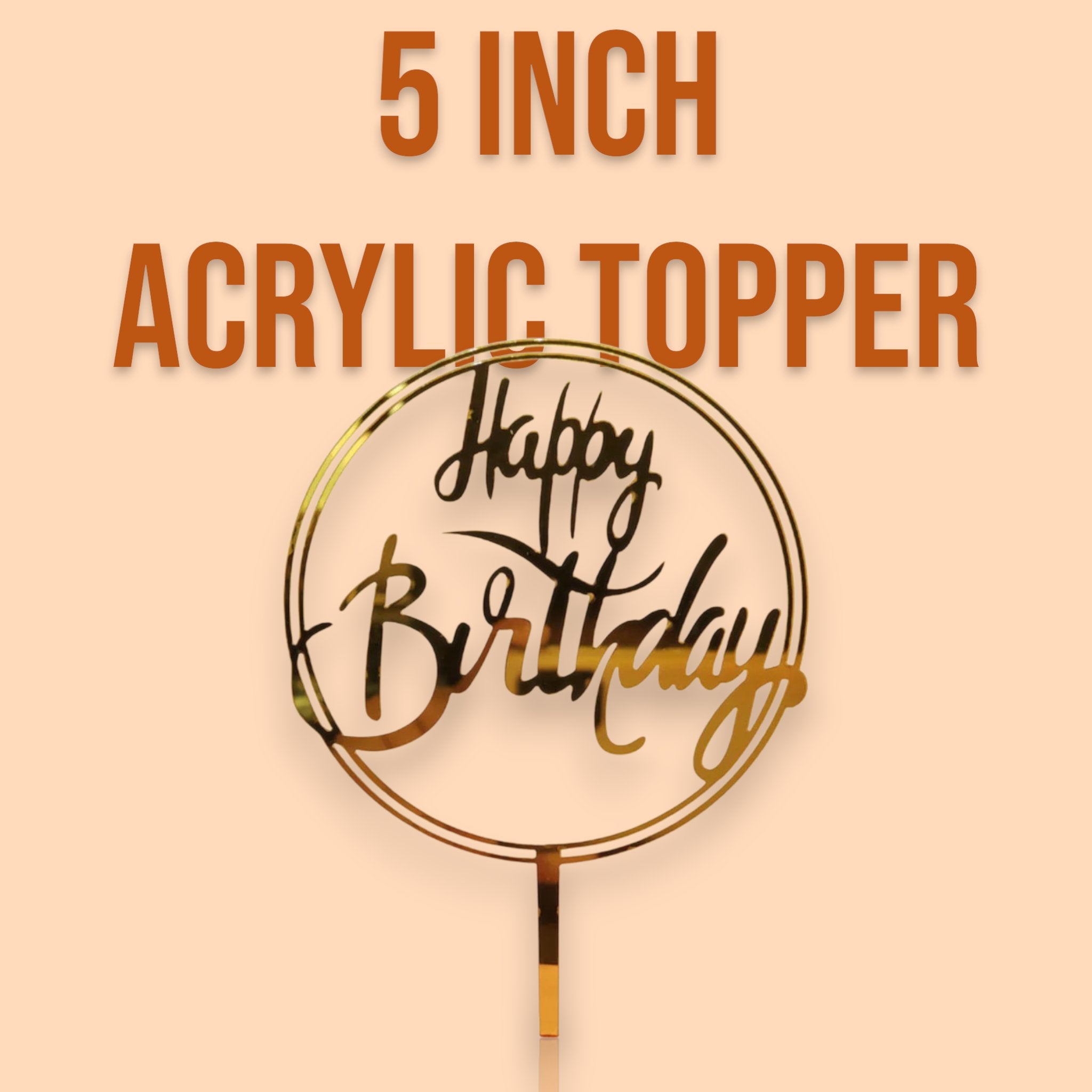 Cake Topper 5 Inch – Arife Online Store