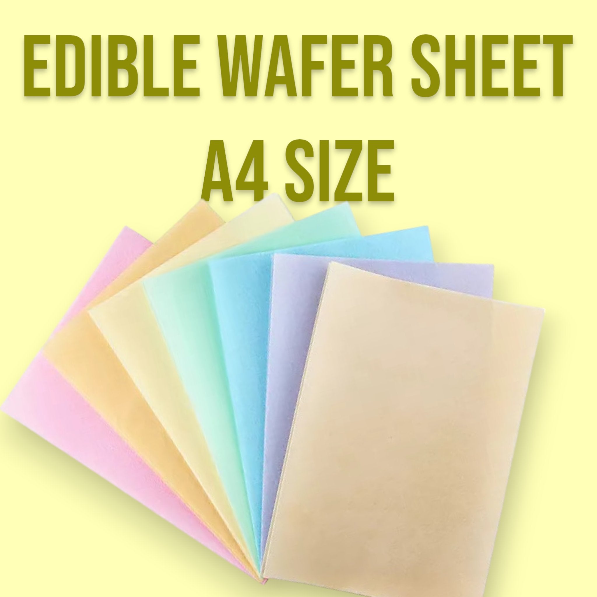 Edible Wafer Sheet A4 Size – Arife Online Store