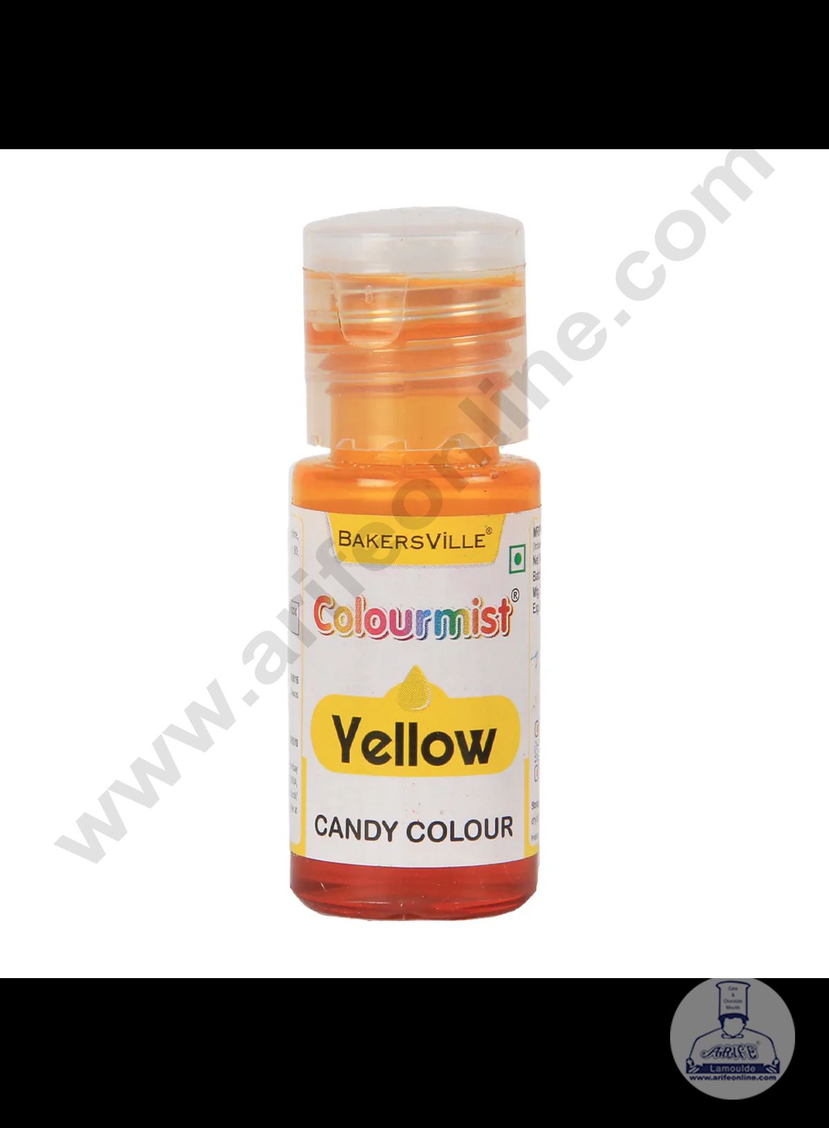 Colourmist Oil Candy Color Oil Based for Chocolate Yellow - 20G – Arife ...