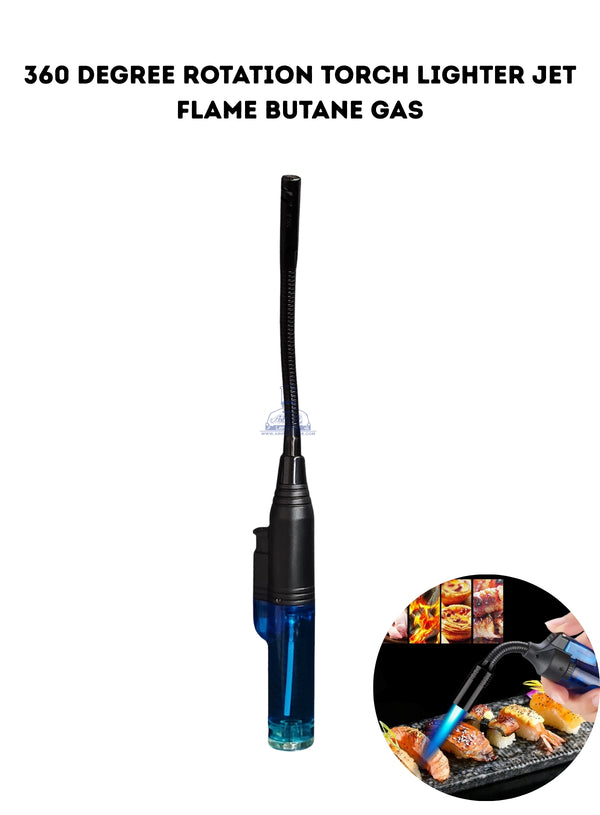 CAKE DECOR™ 360 Degree Rotation Multipurpose Torch Lighter Jet Flame ...