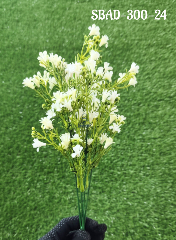 Home White Statice Flower Bunch Artificial Bouquet Flower Bunch For ...