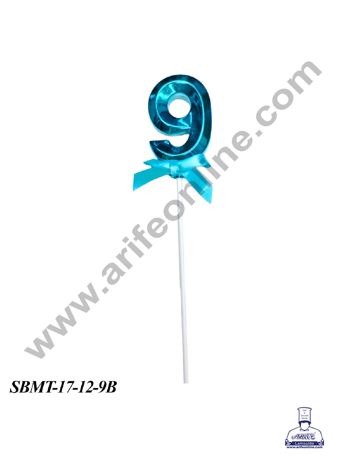 CAKE DECOR™ Plastic 3D Style 9 Number Cake Topper - 1 Piece – Arife ...