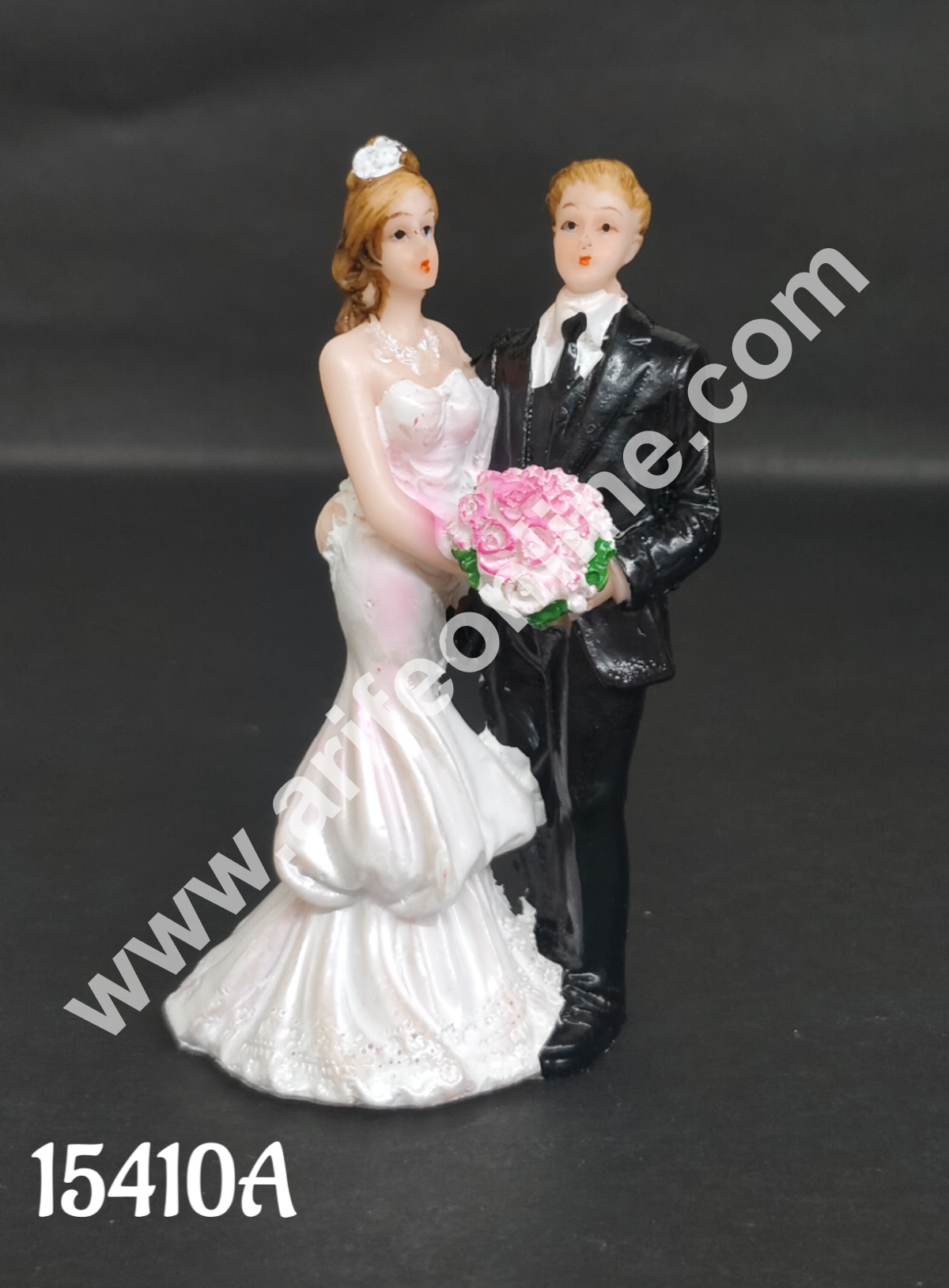 CAKE DECOR™ 1 Pcs Wedding Couple Ceramic Figure Cake Topper Decoration ...