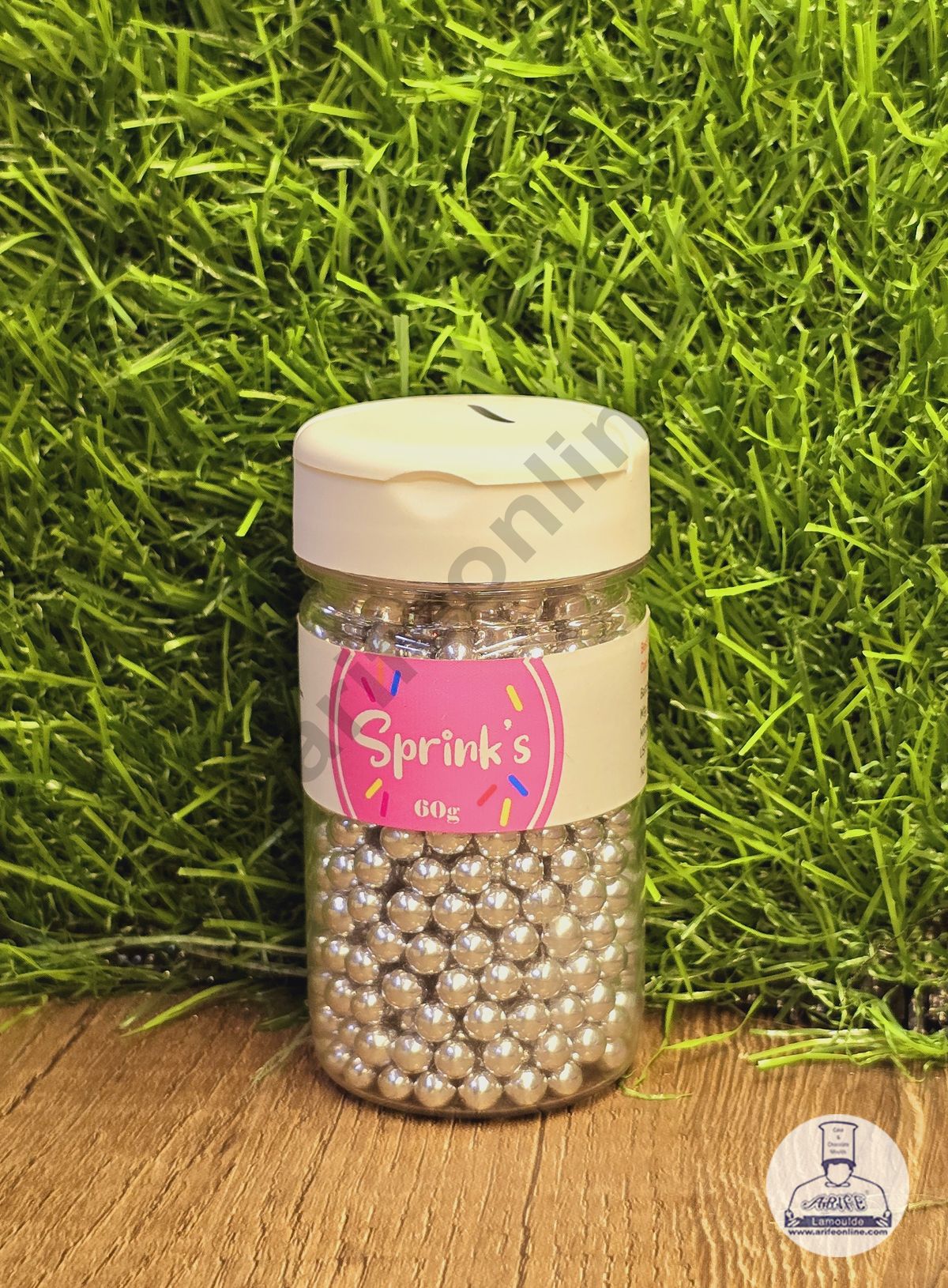 CAKE DECOR™ Balls Sugar Candy Silver - 1 - 60 gms – Arife Online Store