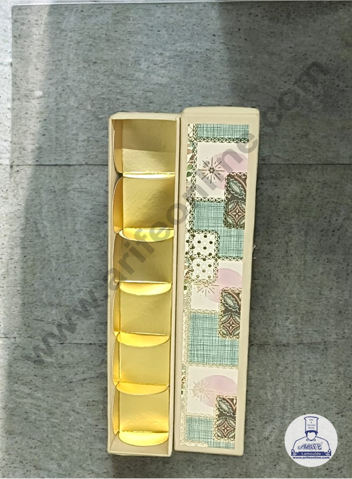 CAKE DECOR™ 6 Cavity Baklava Box | Kunafa Box | Chocolate Gifting Box ...