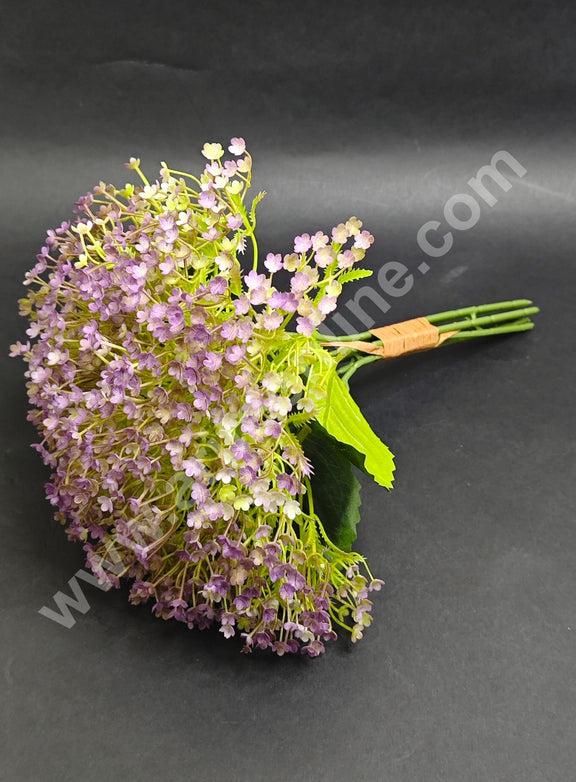 Home Cake Decor™ Small Gypsy Artificial Flower For Cake Decoration – Purple