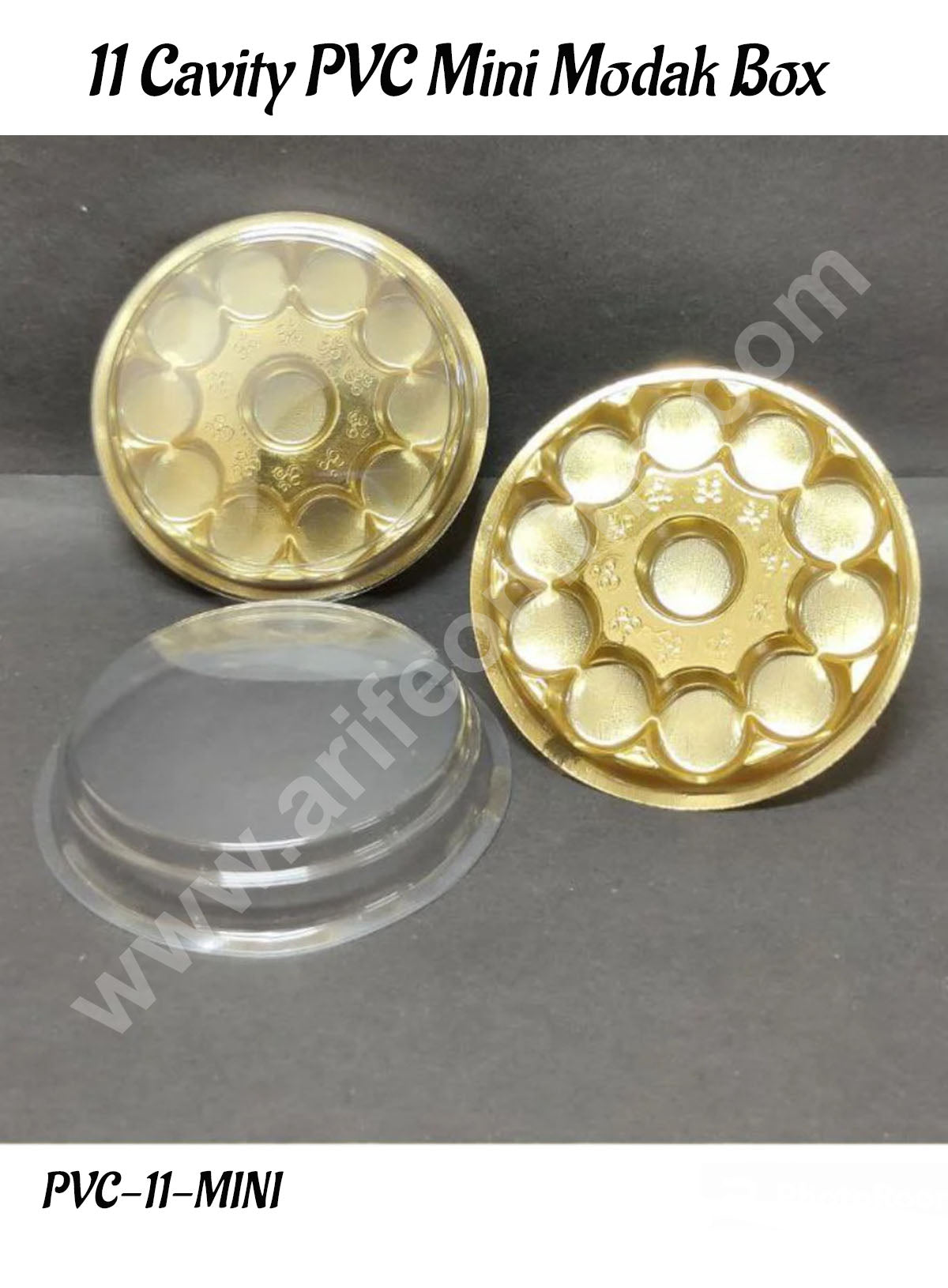 CAKE DECOR™ 11 Cavity PVC Mini Modak Box | Hamper box - 1 Piece – Arife ...