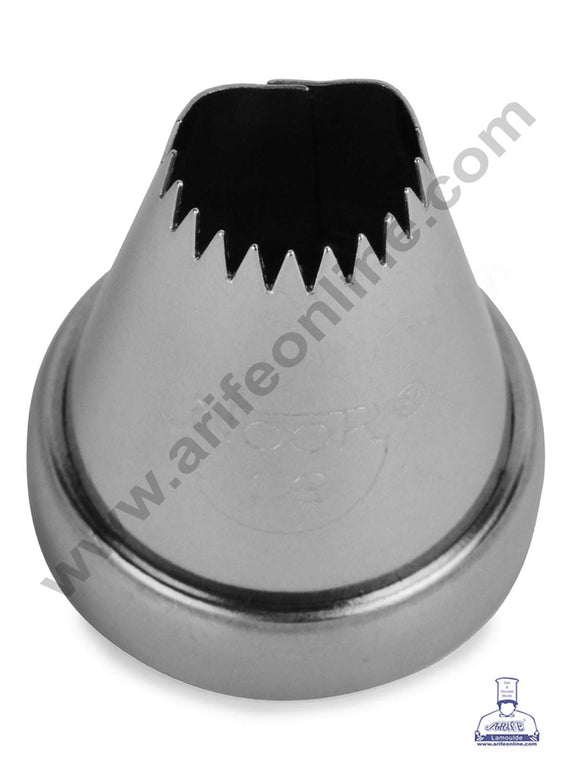 Home CAKE DECOR™ Small Noor Nozzle - No. 12 Shells Design Piping Nozzle ...