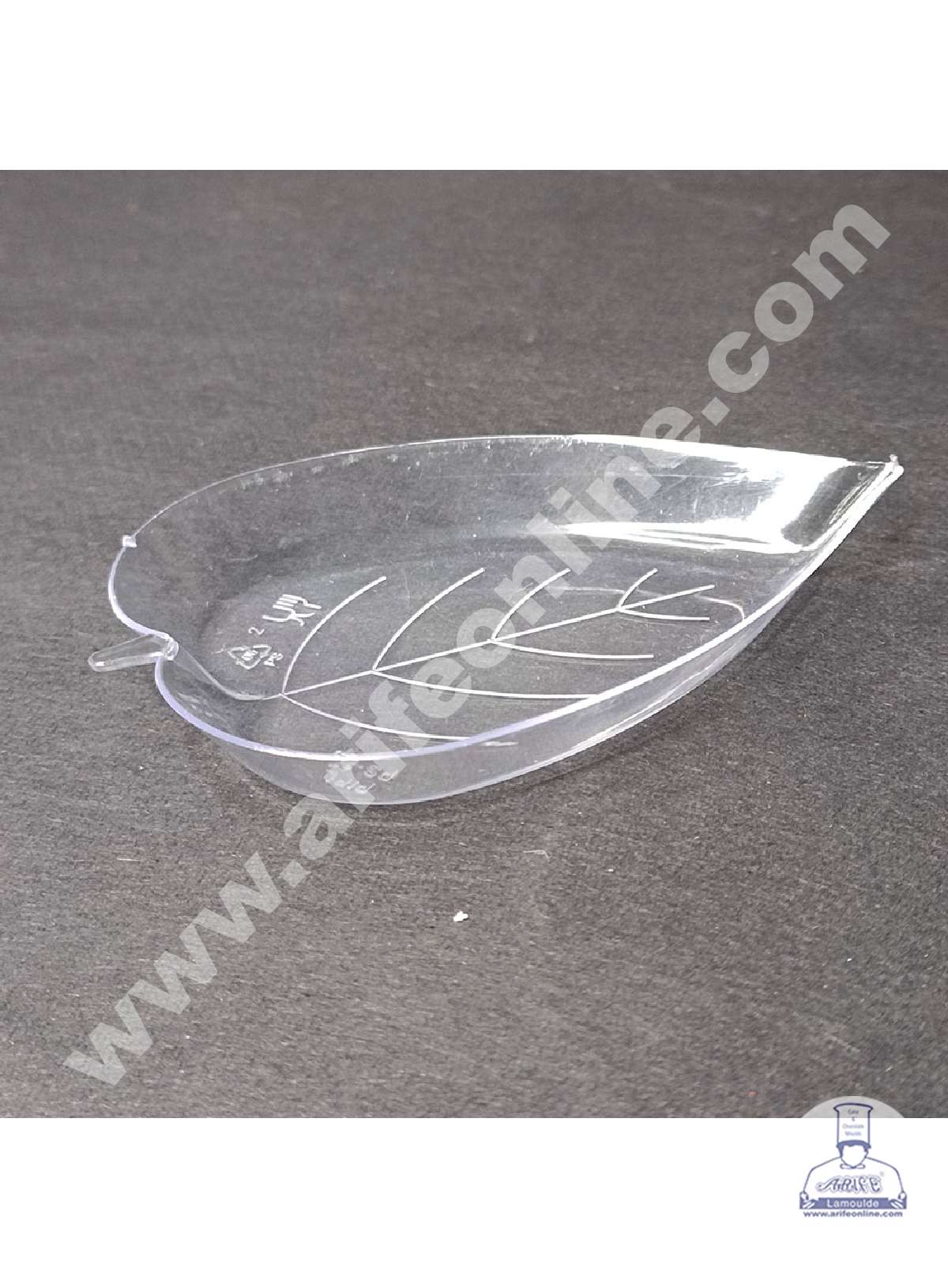 CAKE DECOR™ Mini Clear Leaf / Paan Shape Plastic Tray | Dip Tray - 10 ...