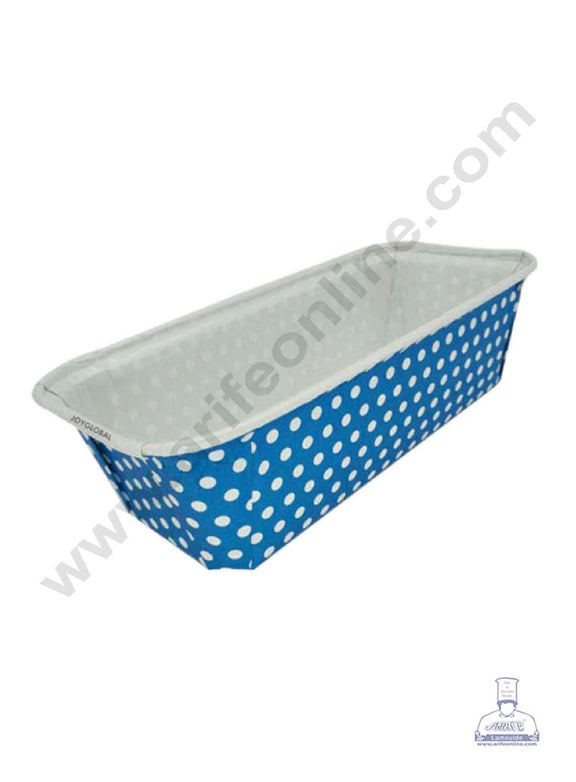 Home CAKE DECOR™ 10 Pcs Small Blue White Polka Dot Design Bake and ...