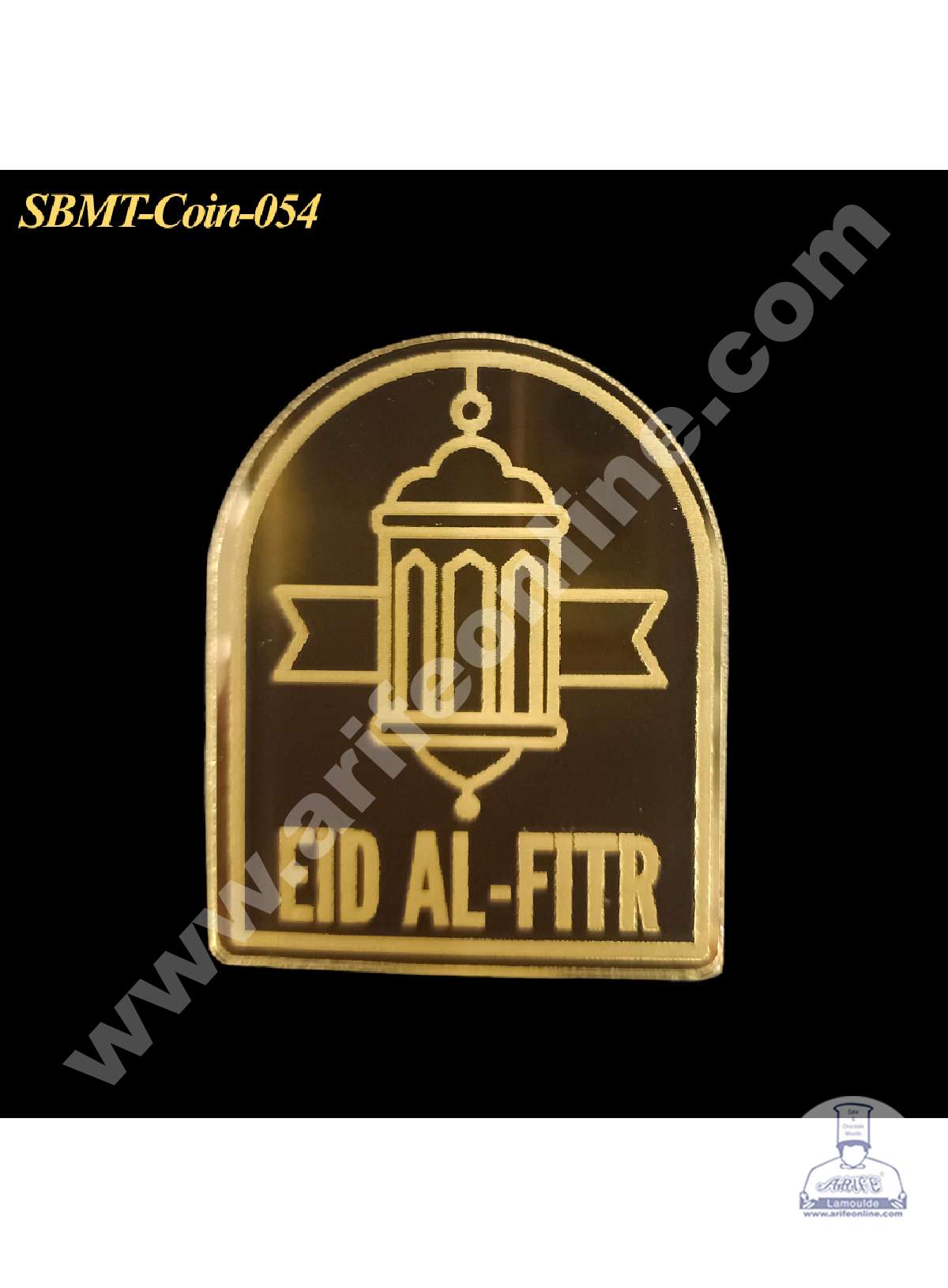 CAKE DECOR™ Acrylic Eid Al-Fitr Coin Topper for Cake and Cupcakes ( SB ...