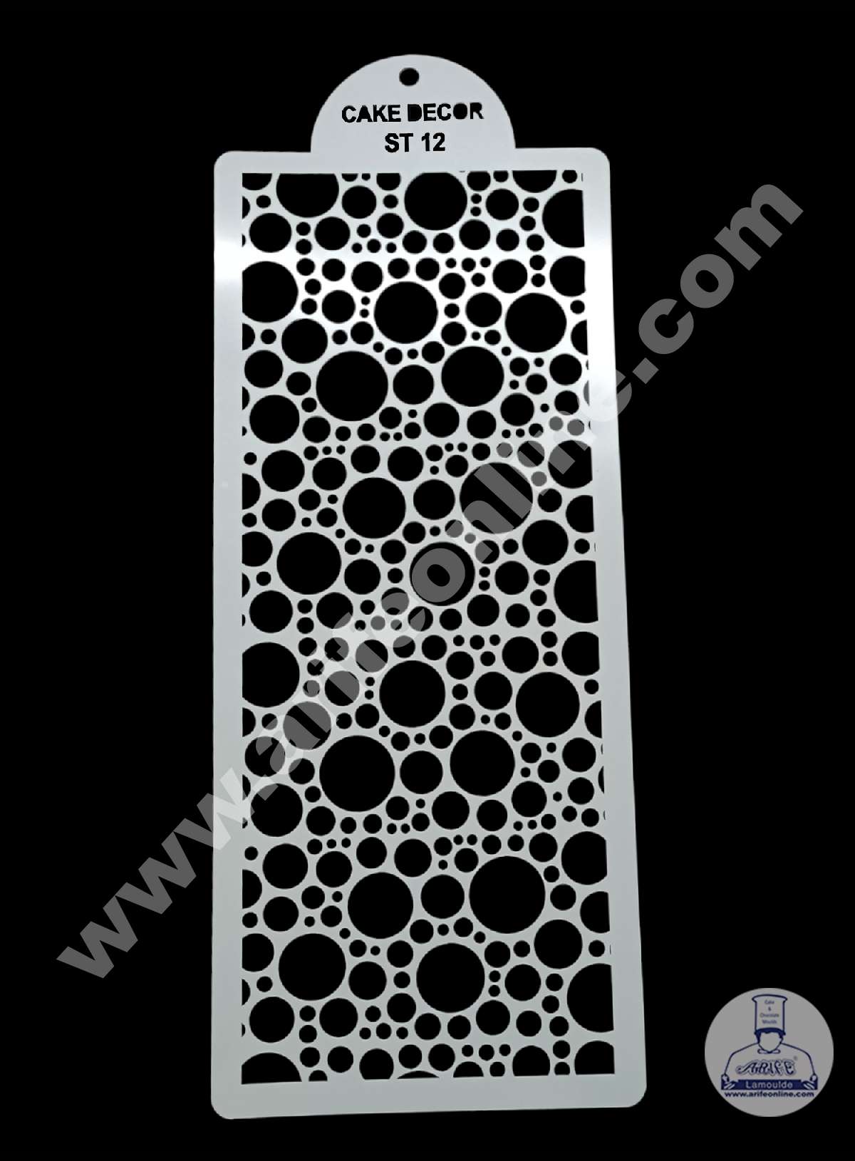 CAKE DECOR™ Wedding Cake Stencil, Cake Border Side Decoration Tool SBS ...