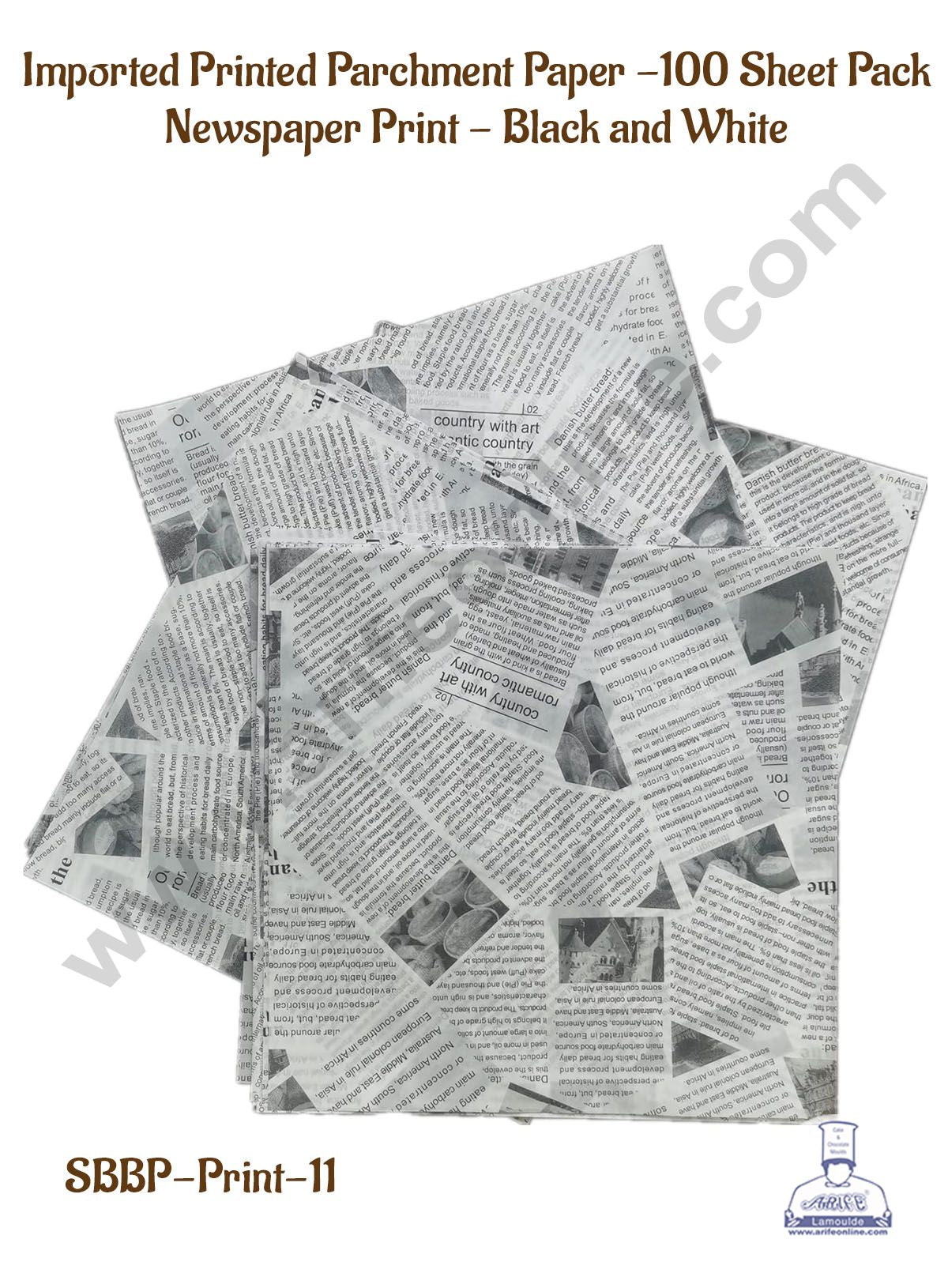 CAKE DECOR™ Imported Printed Parchment Paper | Bento Box Liner | Greas ...