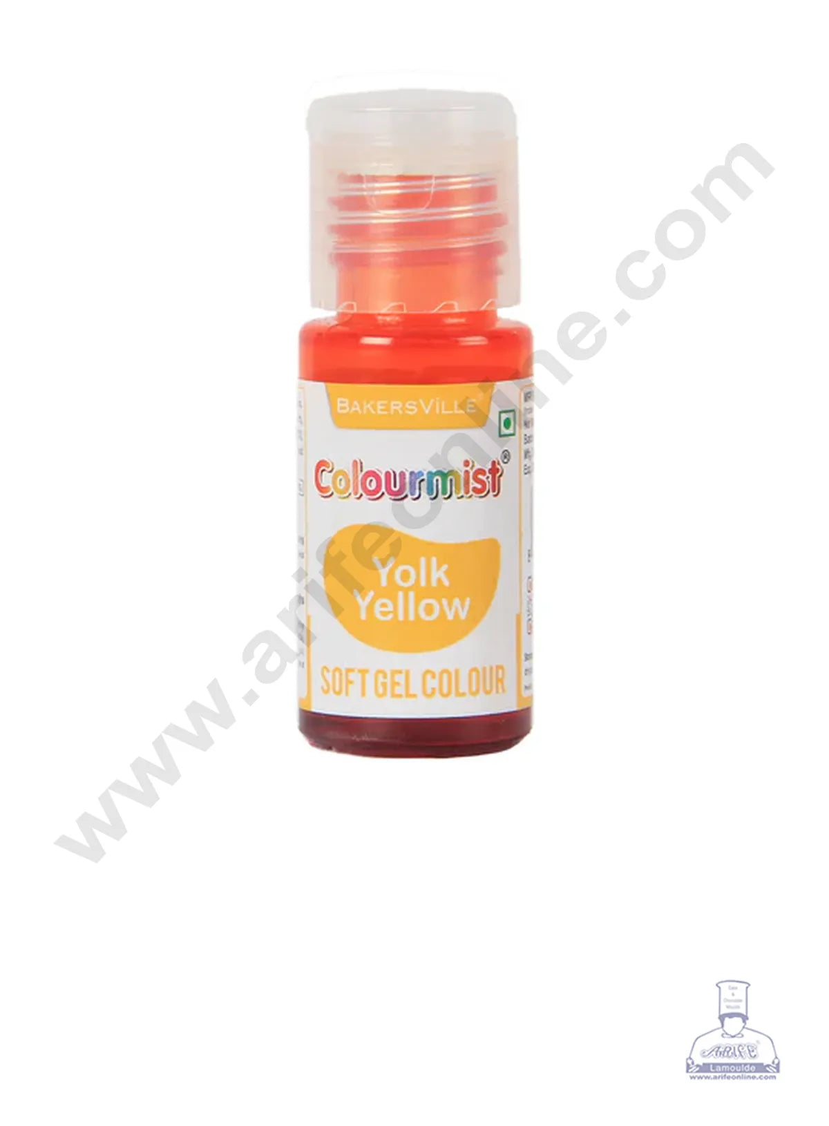 Colourmist Soft Gel Paste Food Color Yolk Yellow 20g | Edible Gel Colo ...