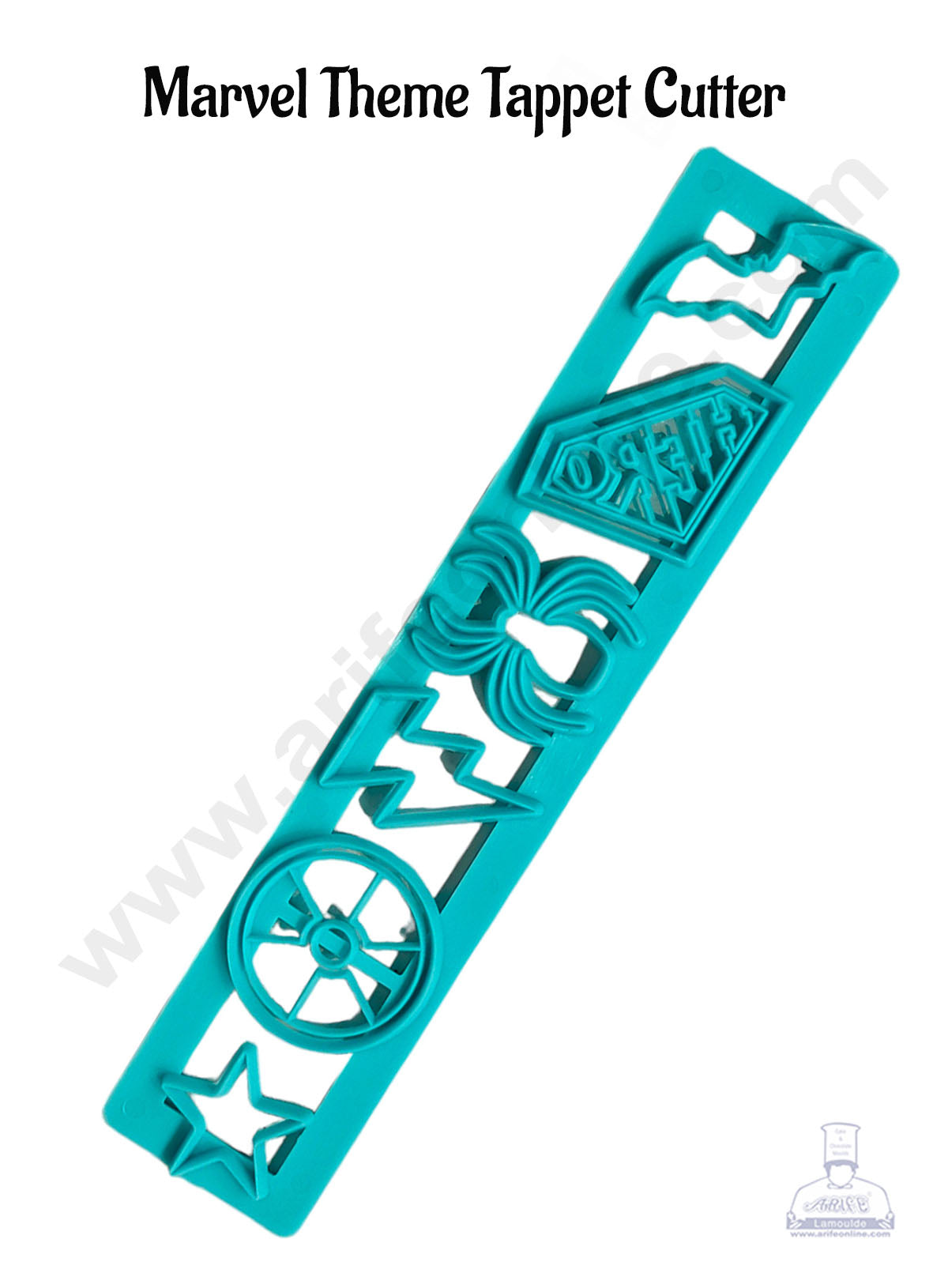 CAKE DECOR™ 1 Piece Marvel Theme Tappet Cutter Plastic | Fondant Cutte ...