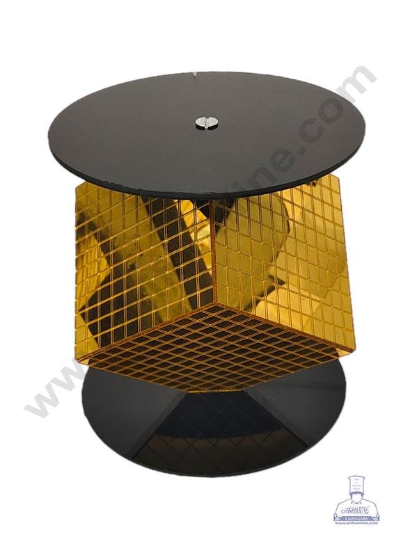 Home CAKE DECOR™ Golden Disco Square Cake Spacer For Cake and Cupcake ...