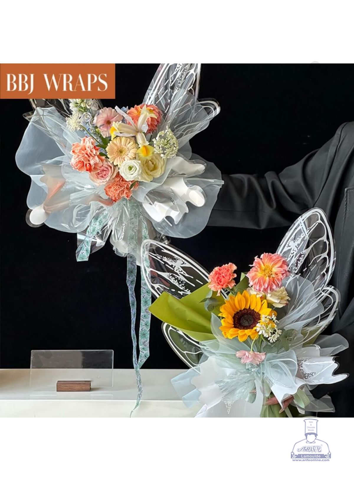 Home Cellophane Butterfly Wings Plastic for Flower Bouquet | Premium ...