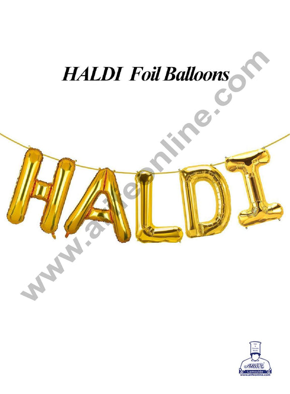 Home CAKE DECOR™ Haldi Foil Balloons | Party Decoration | Wedding ...