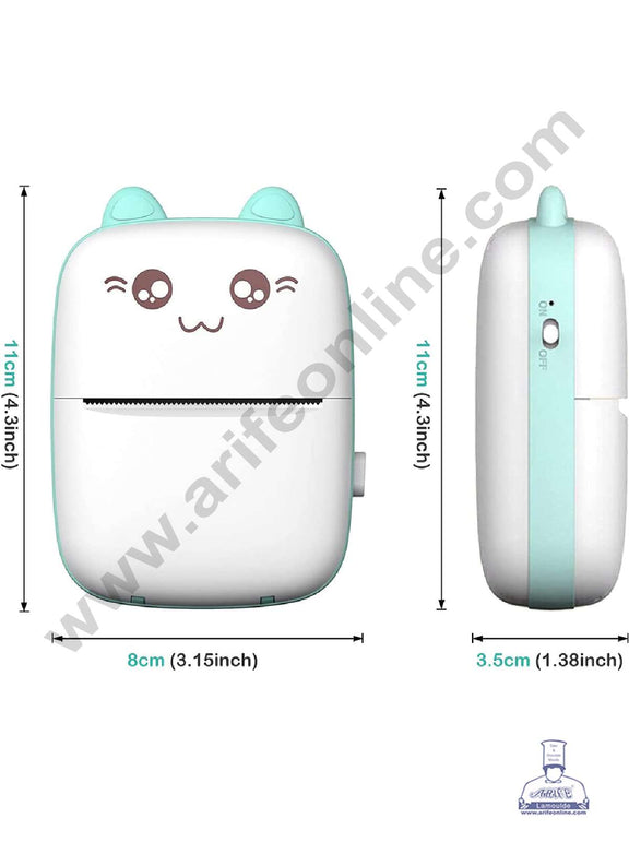Home CAKE DECOR™ Mini Inkless Pocket Printer | Portable Printer ...
