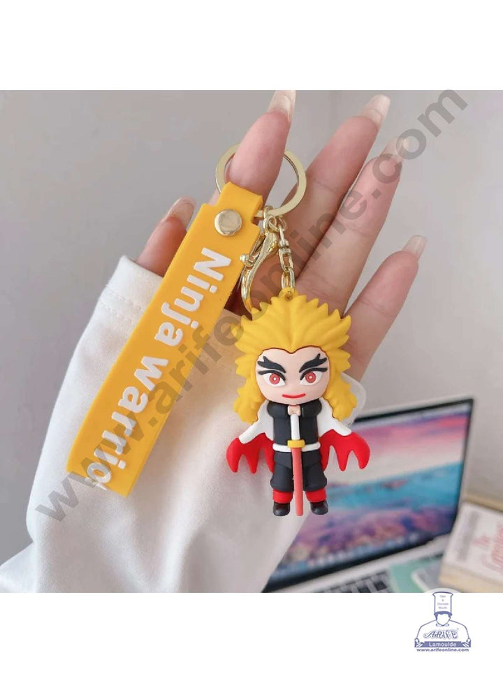CAKE DECOR™ Kyojuro Rengoku Key Chain | Anime Character | Ninja Warrio ...