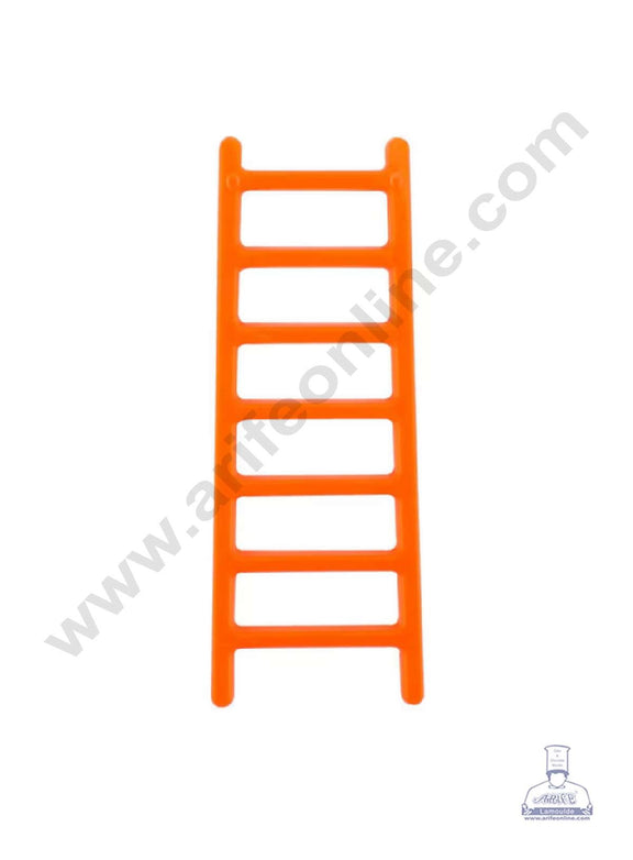 Home CAKE DECOR™ 10 Pieces Orange Plastic Ladder Toys Cake Toppers (SB ...