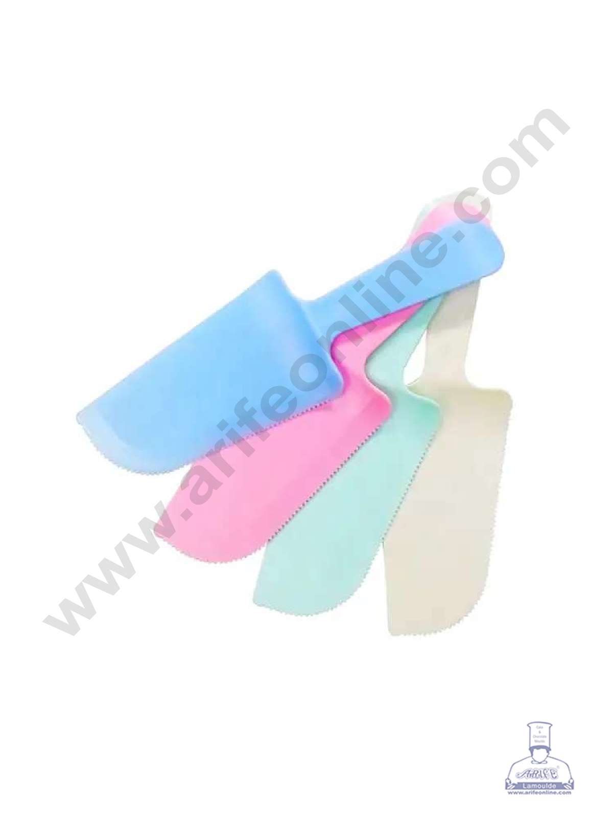 CAKE DECOR™ Plastic Cake Knife | Plastic Pastry Lifter | Teethed Desse ...
