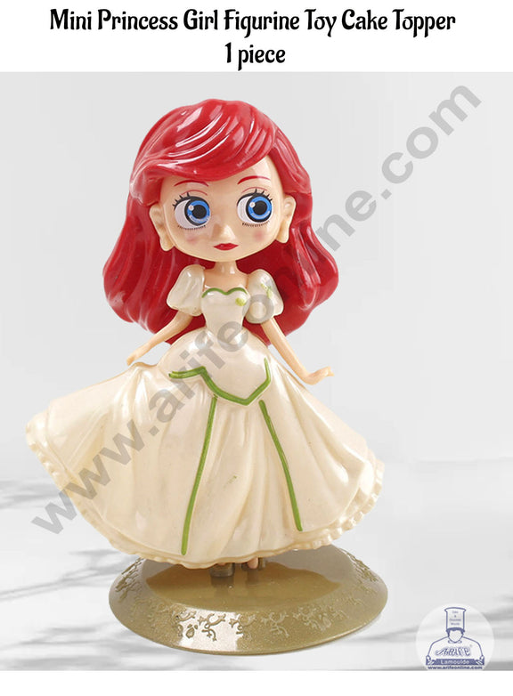 Home CAKE DECOR™ Mini Princess Girl Figurine Toy Cake Topper - 1 piece