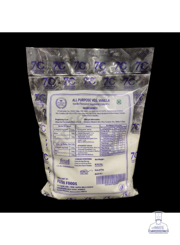 7C Cake Premix All Purpose Veg Vanilla 1 Kg Pack – Arife Online Store