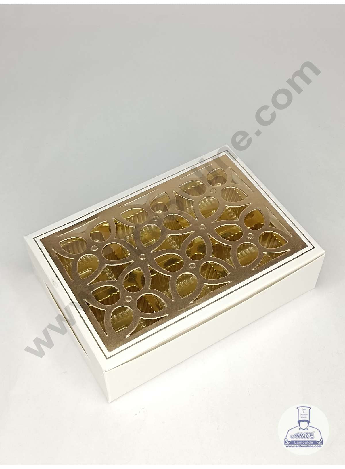 CAKE DECOR™ 6 Cavity Chocolate Box with Cavity & Cutout Window Without ...