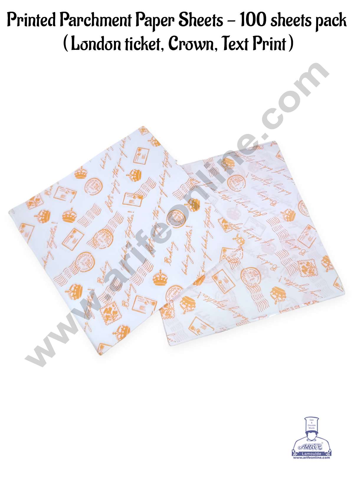 CAKE DECOR™ Printed Parchment Paper | Bento Box Liner | Grease Proof P ...