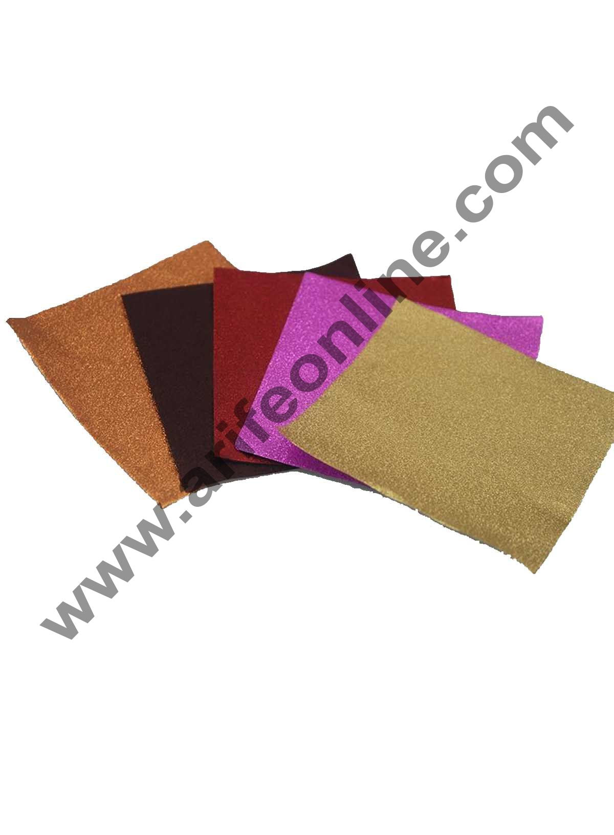 Cake Decor Matt Embossed Metallic Plastic Chocolate Wrapper, Multicolo ...