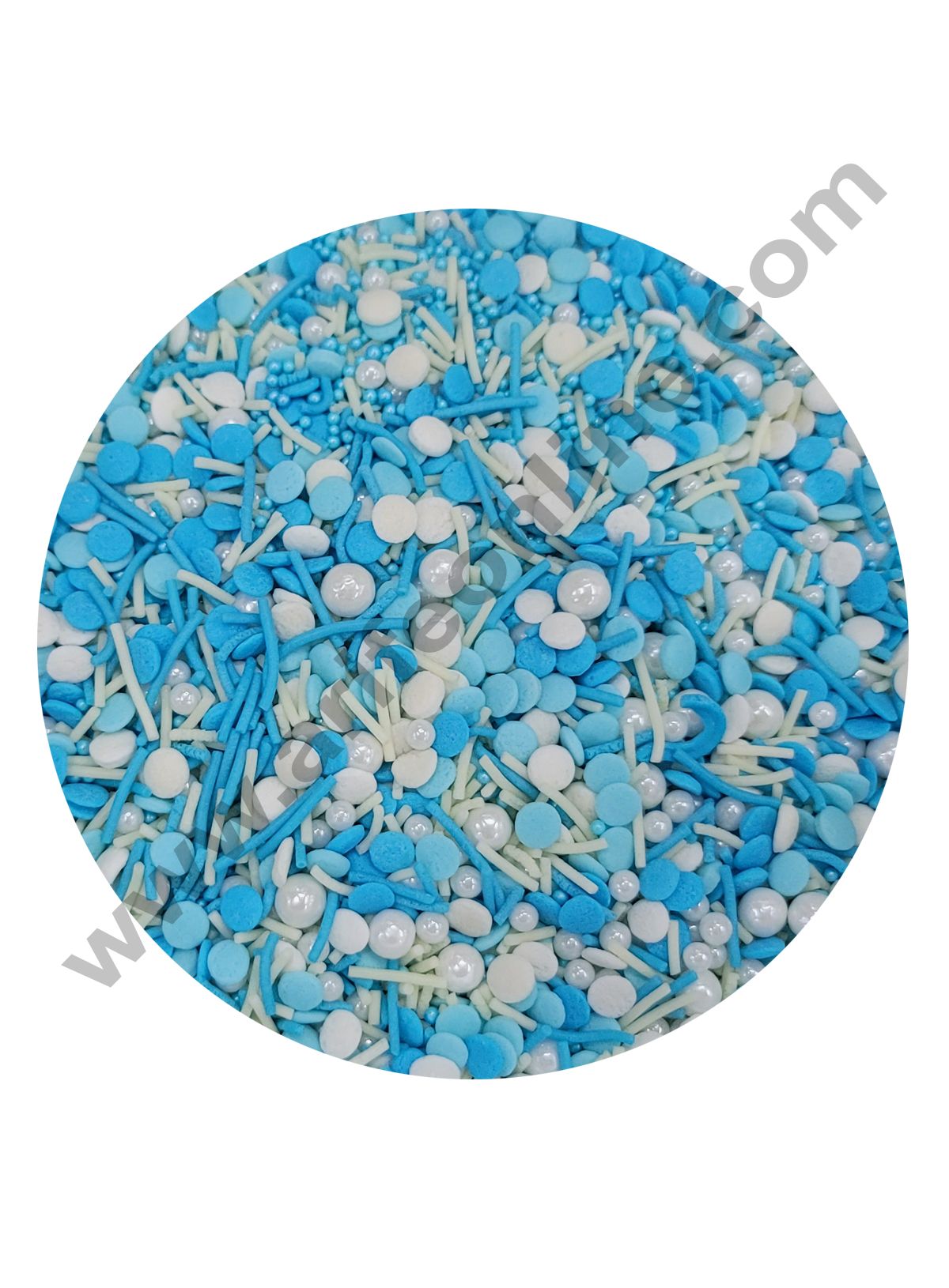 CAKE DECOR™ Sugar Candy - Sky Blue White Mashup Sprinkles and Candy ...