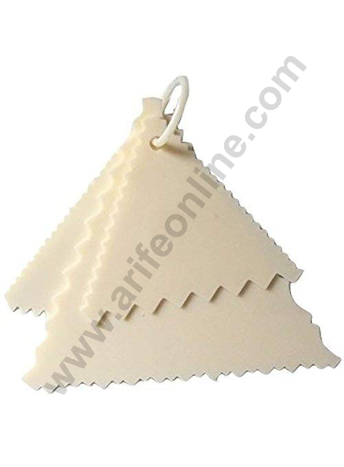 Cake Decor 3pcs/Set Plastic Triangle Sawtooth Comb Scraper Cake Cutter ...
