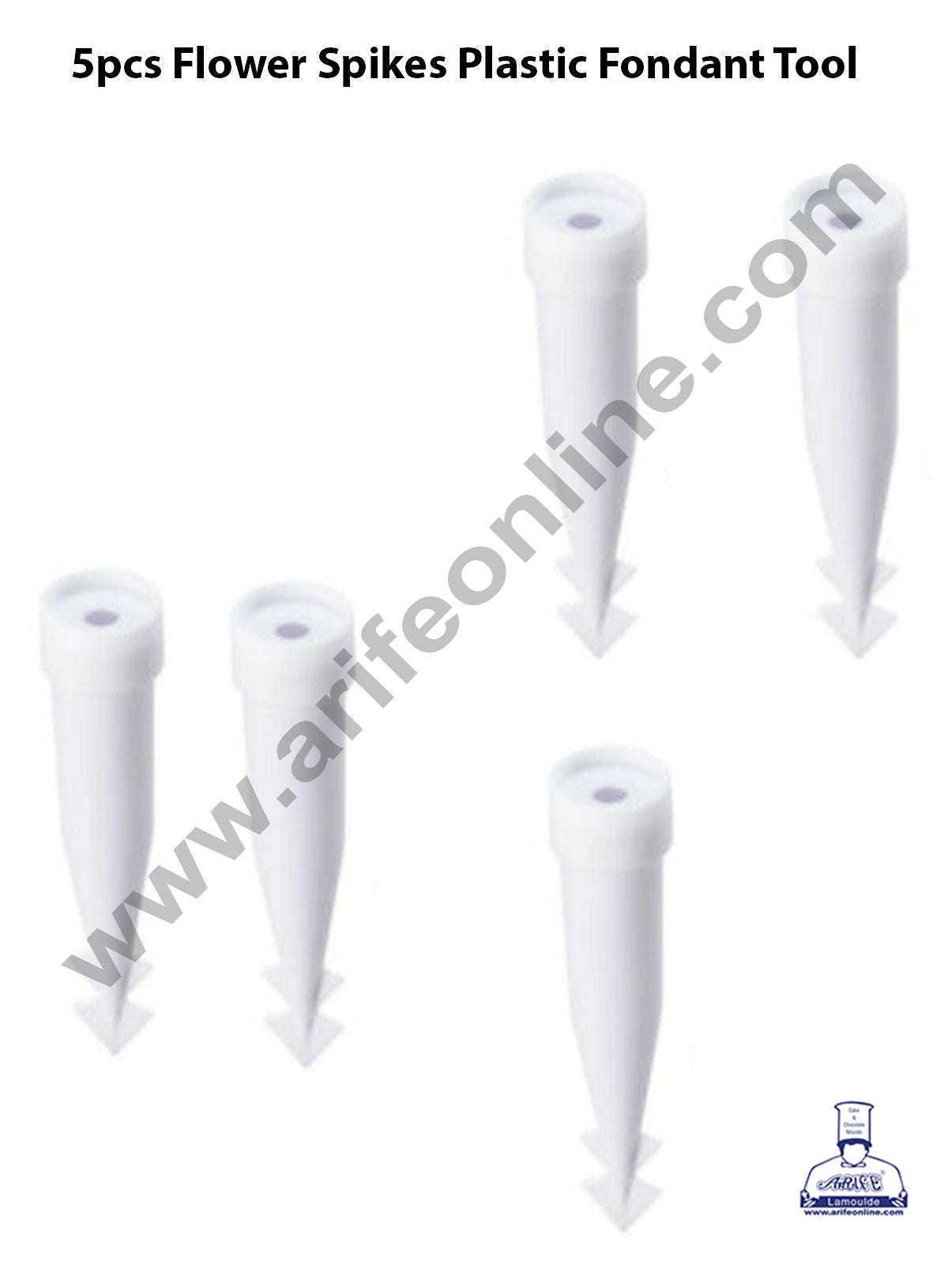 Cake Decor 5pcs Flower Spikes Plastic Fondant Tool – Arife Online Store