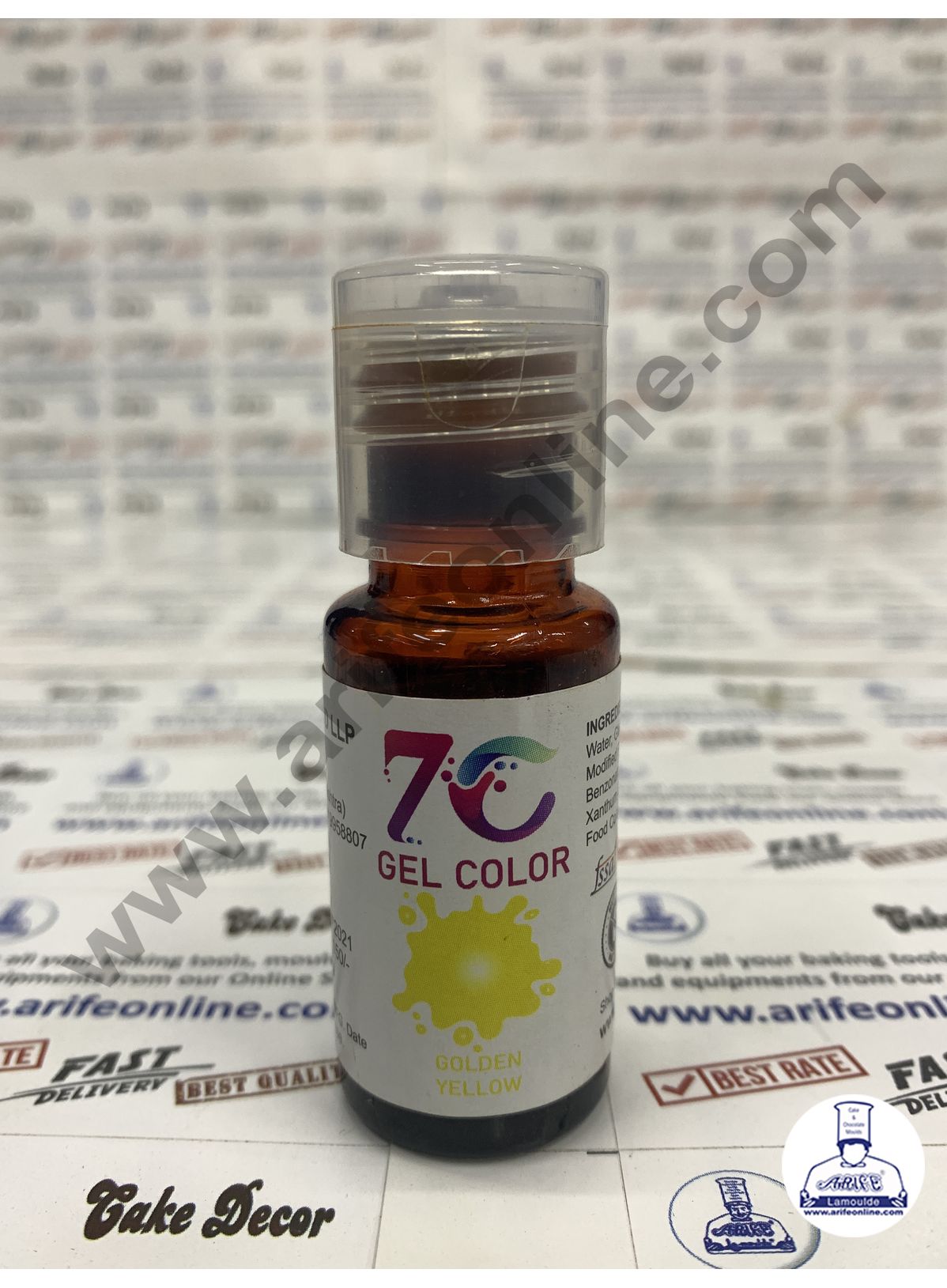 7C Edible Gel Color Food Colouring for Icing, Cakes Decor, Baking, Fon ...