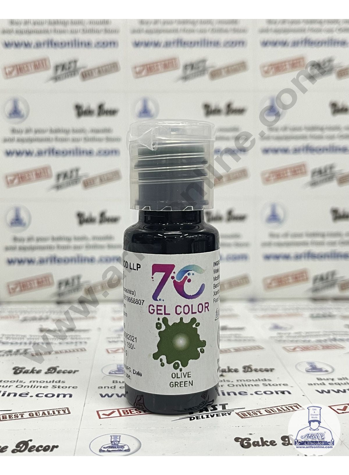 7C Edible Gel Color Food Colouring for Icing, Cakes Decor, Baking, Fon ...