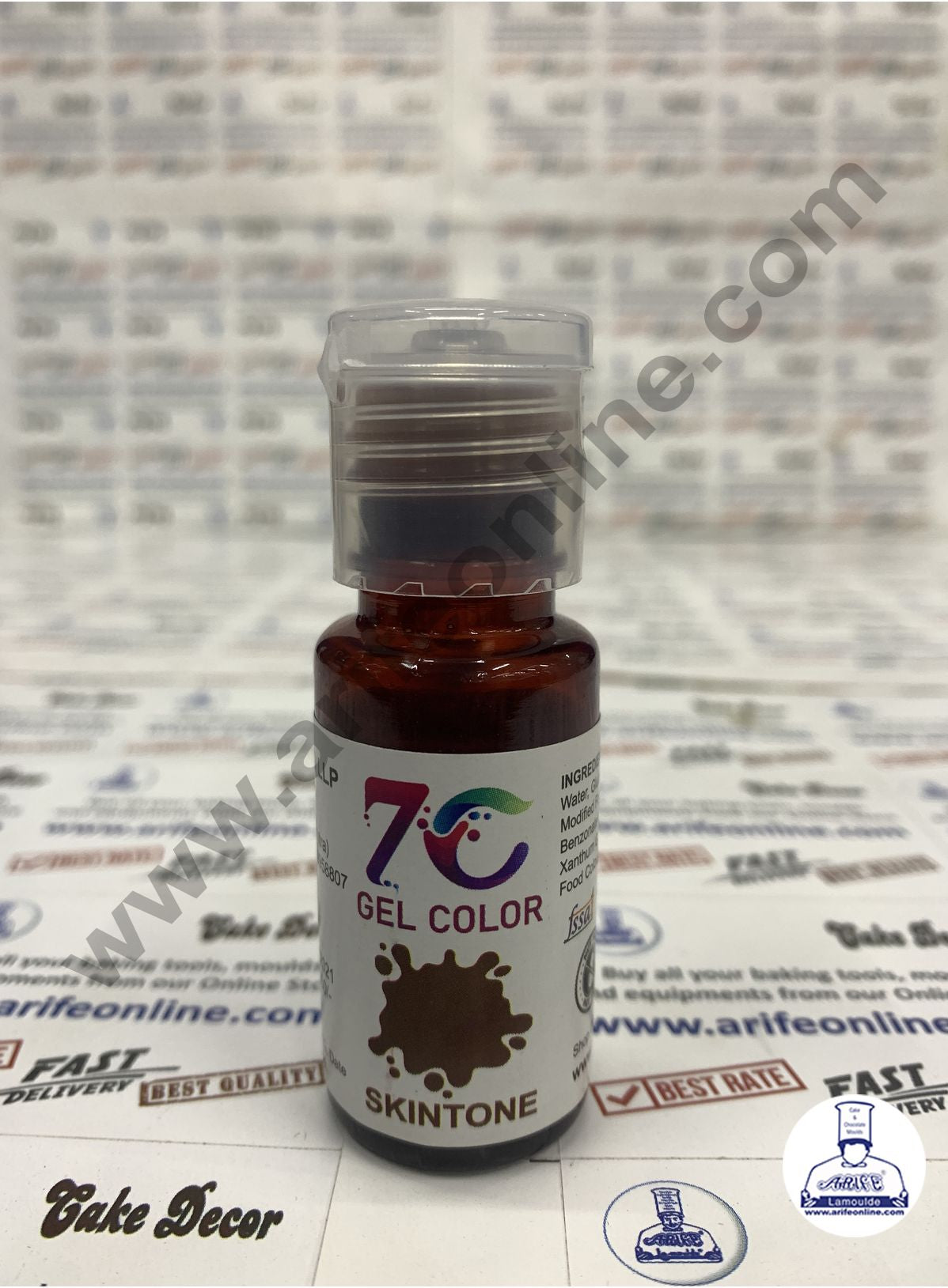 7C Edible Gel Color Food Colouring for Icing, Cakes Decor, Baking, Fon ...