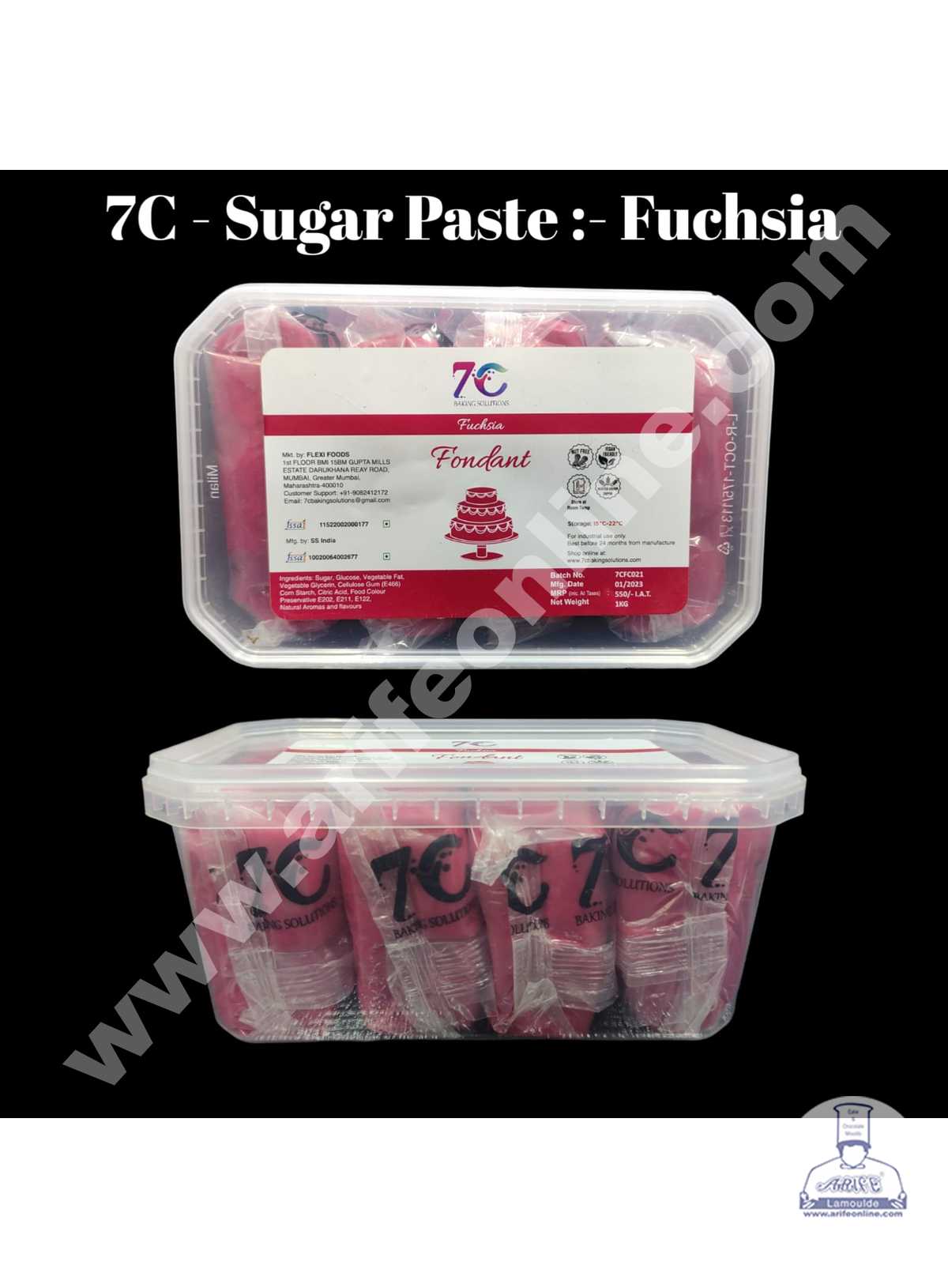 7C Fondant - Fuchsia (1 KG) – Arife Online Store