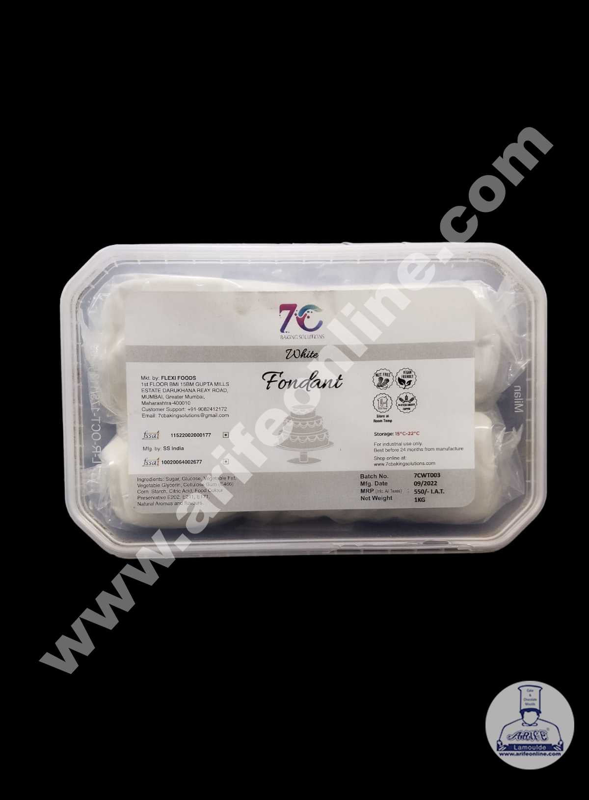 7C Fondant - White (1 KG) – Arife Online Store