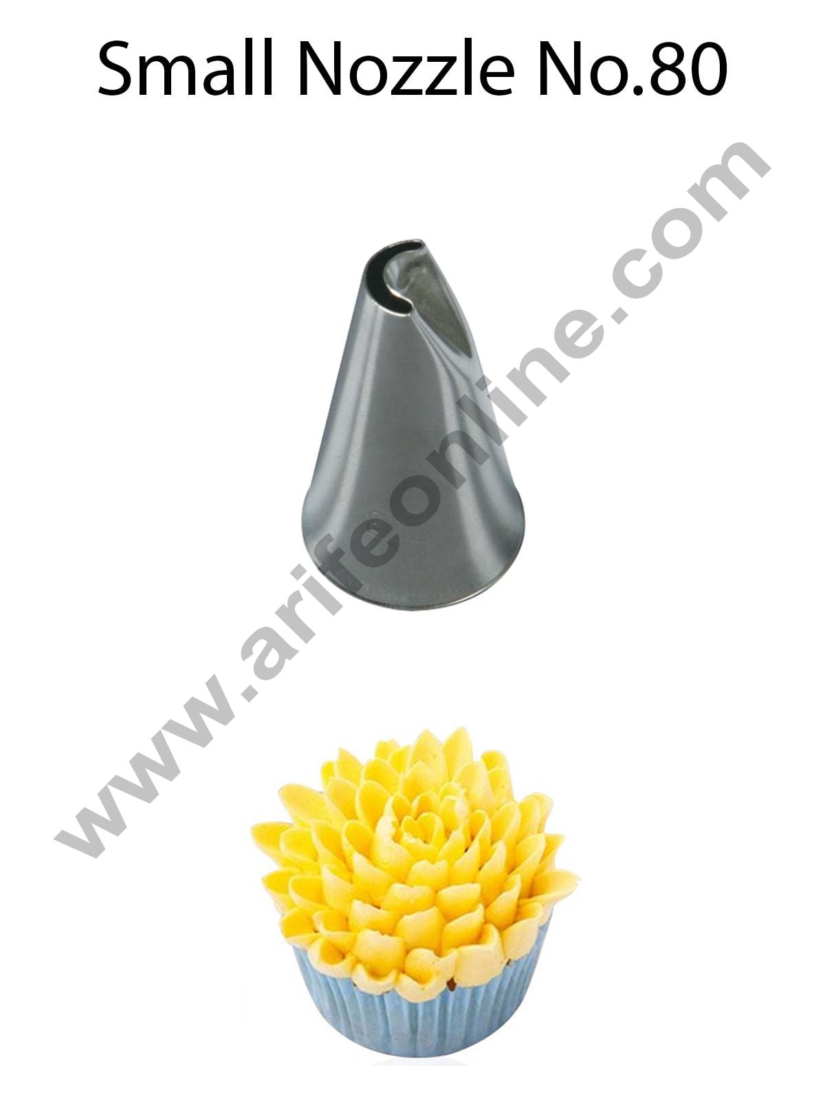 Cake Decor Small Nozzle - No. 80 Specialty Piping Nozzle – Arife Online ...