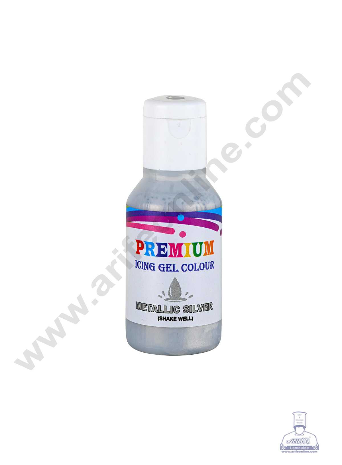Bake Haven Premium Icing Gel Colour - Metallic Silver (20g) – Arife ...