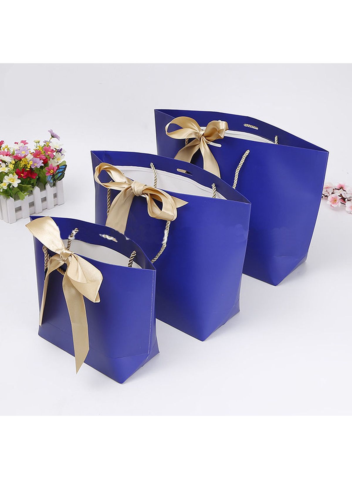 Cake Decor Big Purse Style Paper Carry Bags With Bow (Mix Color ...