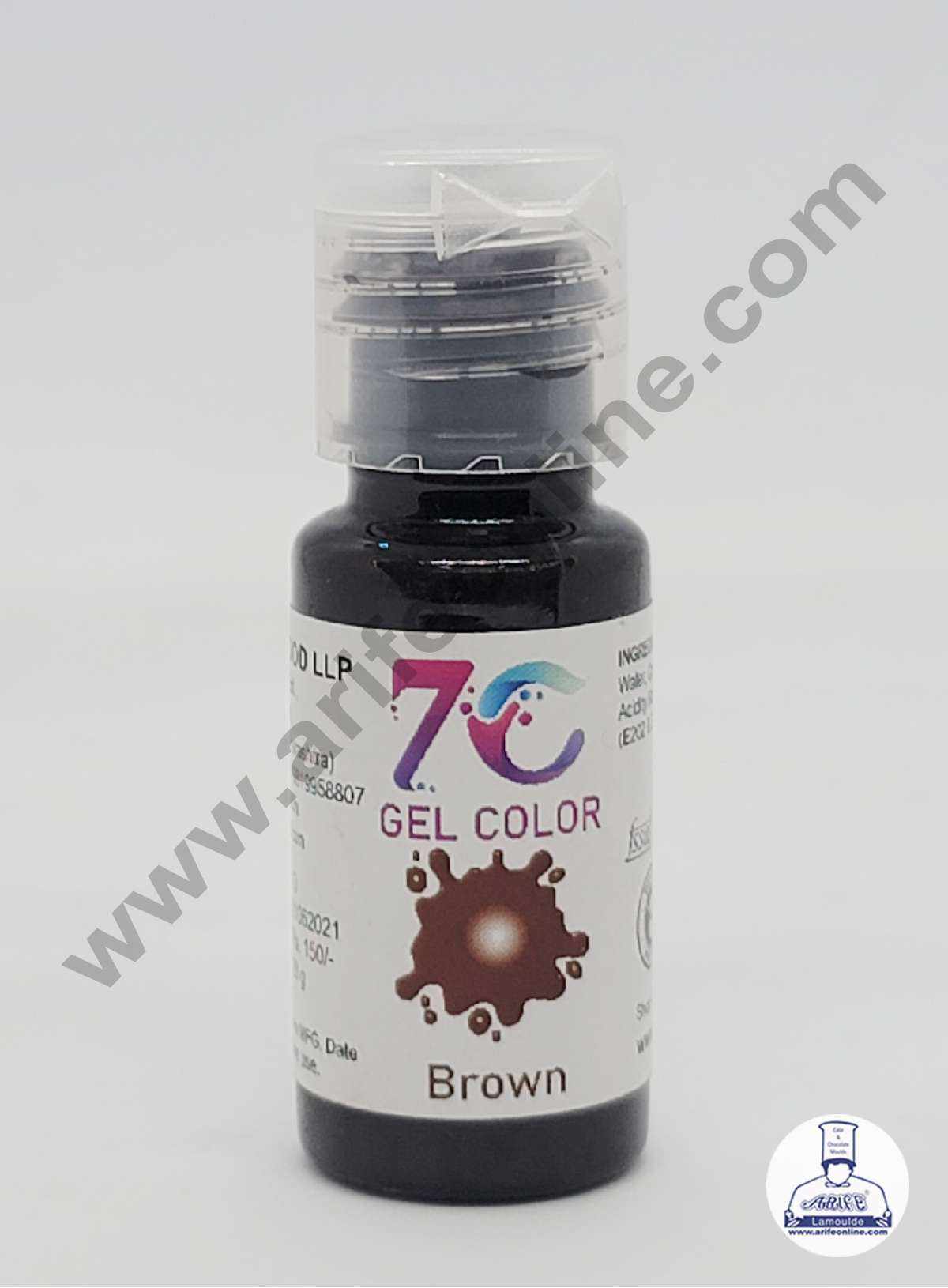 7C Edible Gel Color Food Colouring for Icing, Cakes Decor, Baking, Fon ...