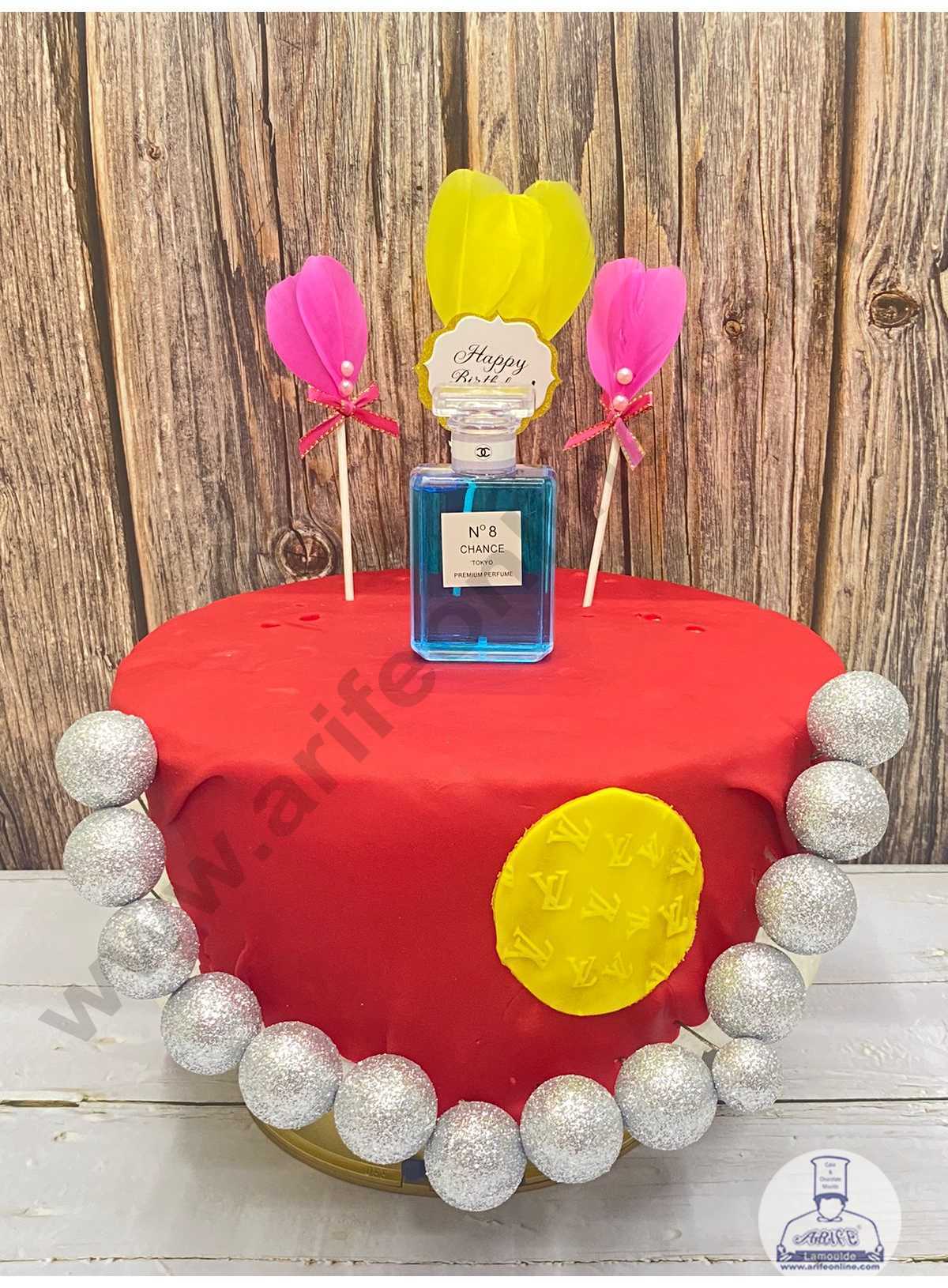 CAKE DECOR™ 1 Pieces Chanel Miniature Perfume Bottle Toys Cake Toppers ...