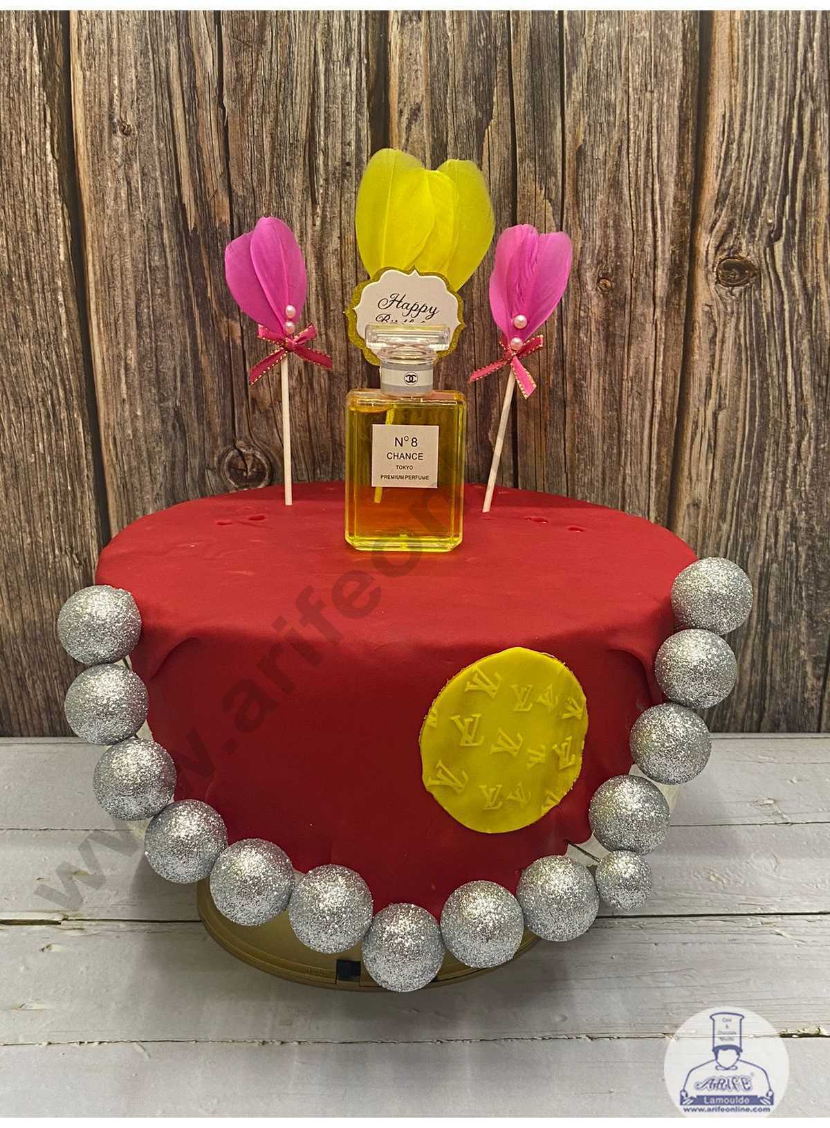 CAKE DECOR™ 1 Pieces Chanel Miniature Perfume Bottle Toys Cake Toppers ...