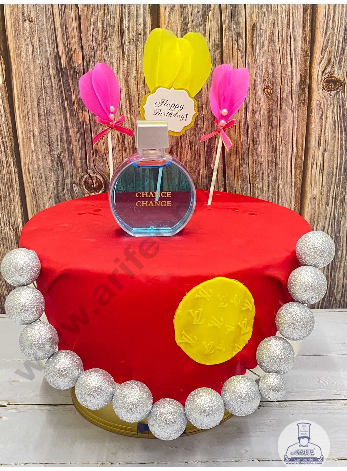 CAKE DECOR™ 1 Pieces Chanel Miniature Perfume Bottle Toys Cake Toppers ...