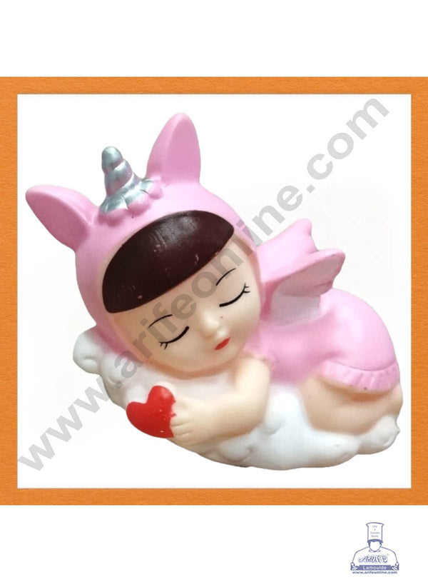 sleeping baby angel cake topper