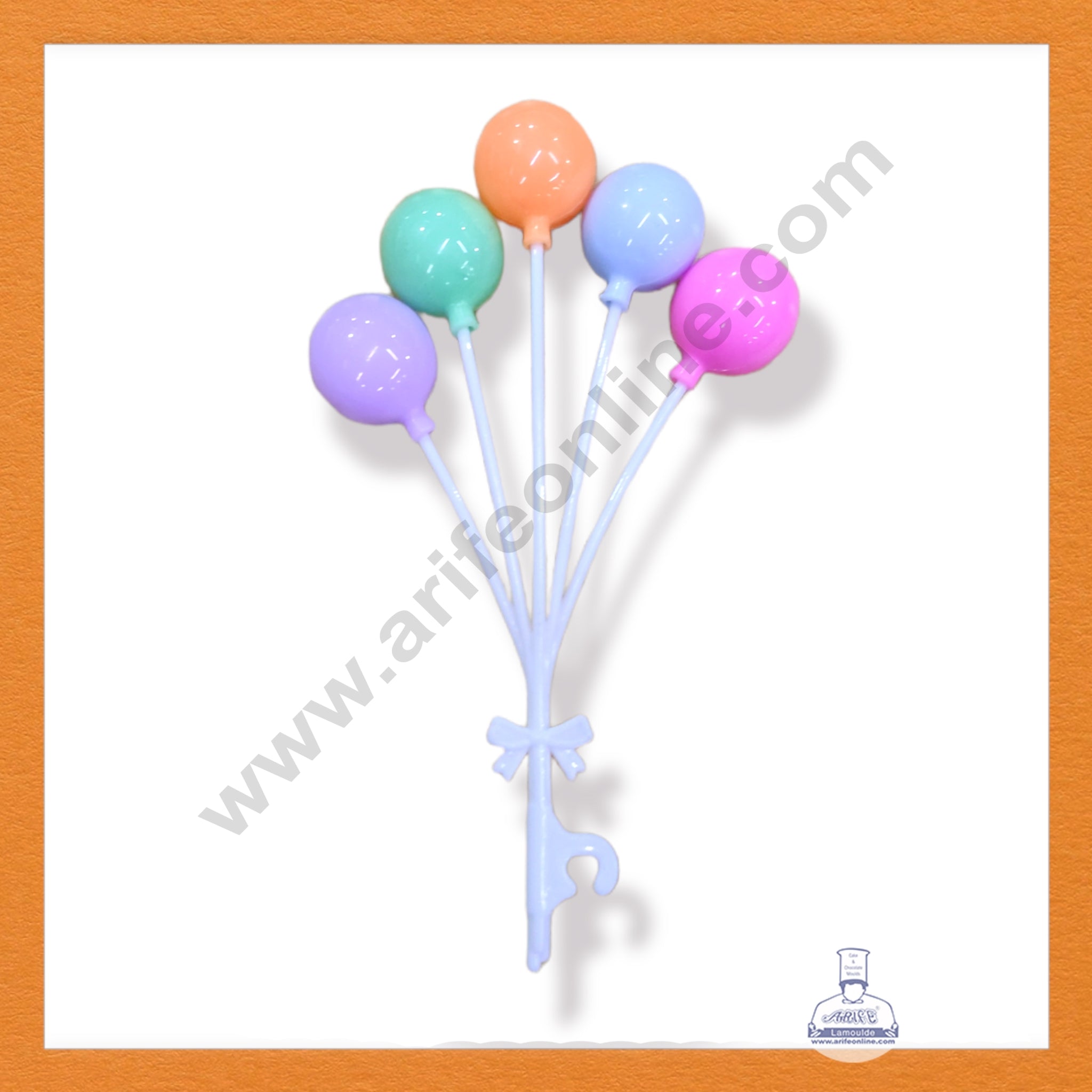 CAKE DECOR™ 1 Pieces Plastic Balloon Cake Toppers SBTO-043 – Arife ...