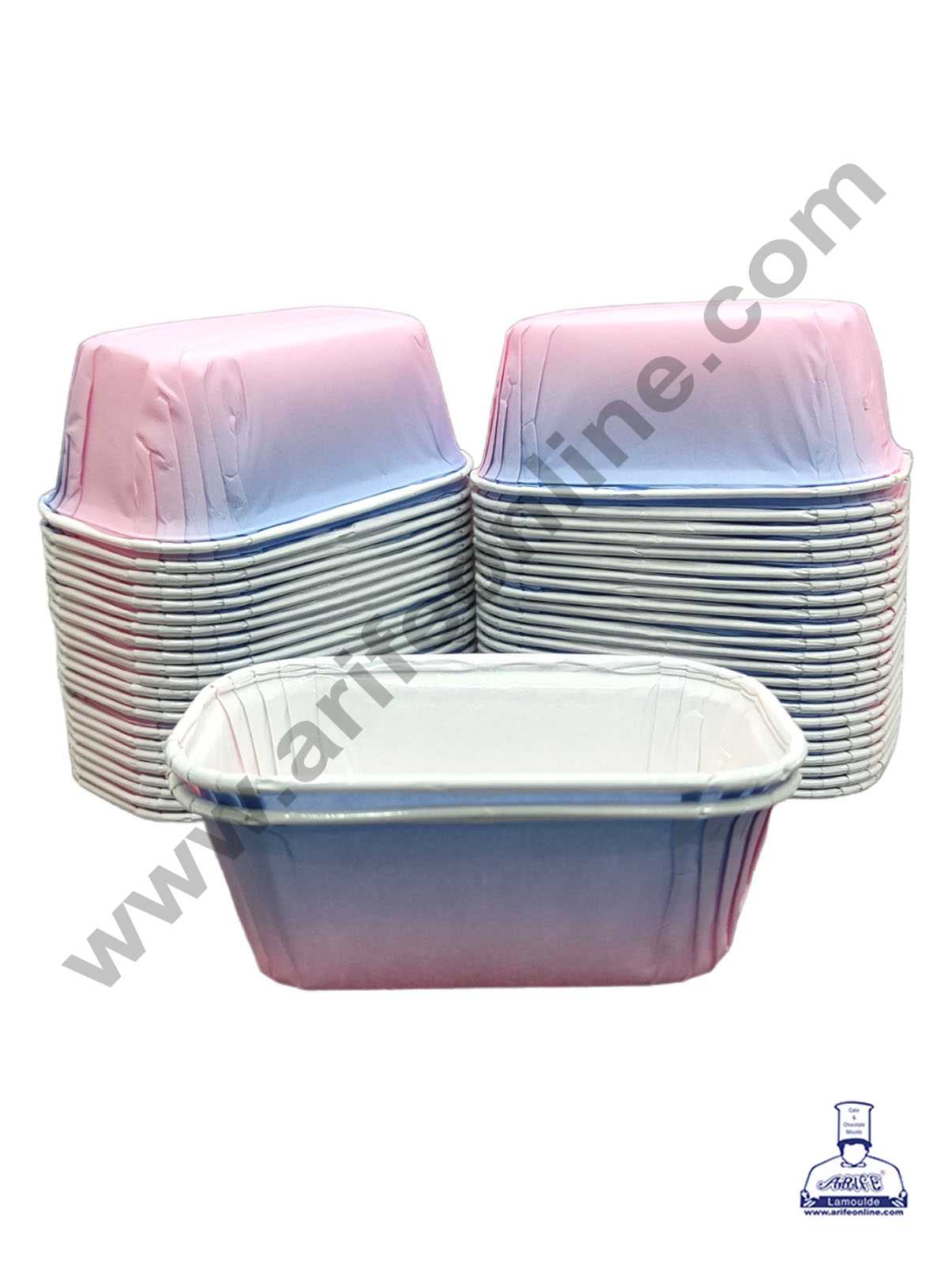 CAKE DECOR™ 10 Pcs Small Rainbow Paper Bake and Serve Plum Cake Mold – Arife Online Store
